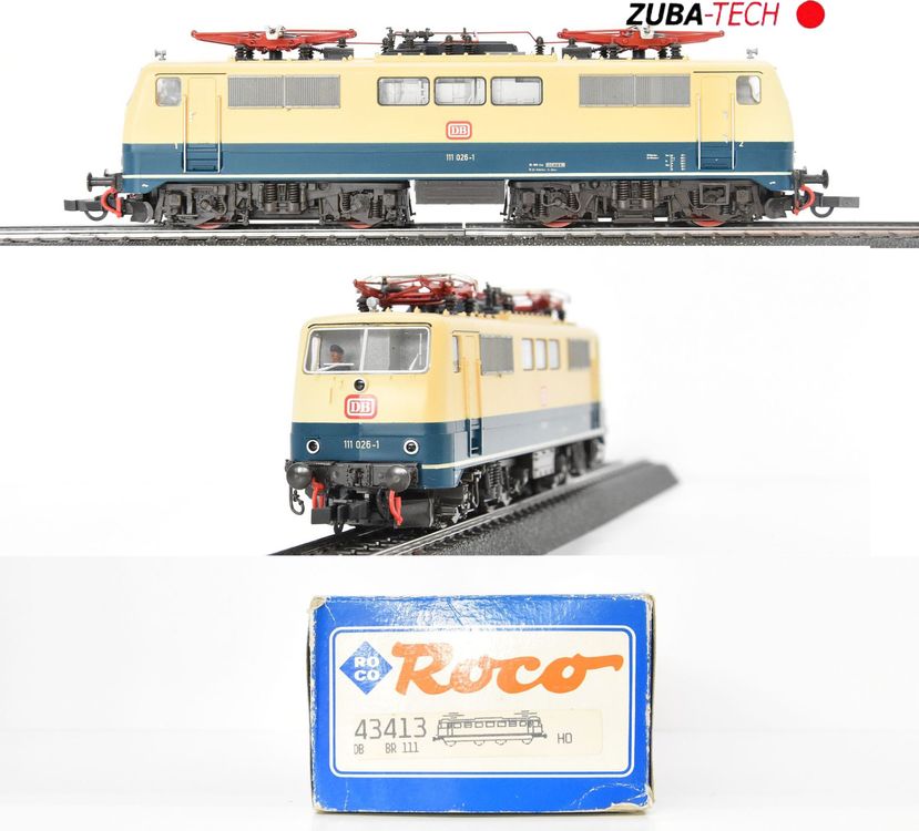 Roco 43413 E-Lok BR 111 der DB H0 GS Analog mit OVP | Kaufen auf Ricardo