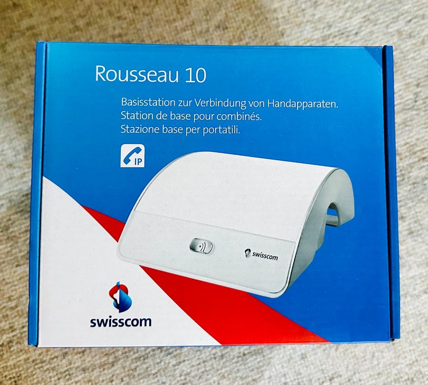 Swisscom Rousseau Basisstation mit 2 Funk-Handapparaten (Neu (gemäss ...