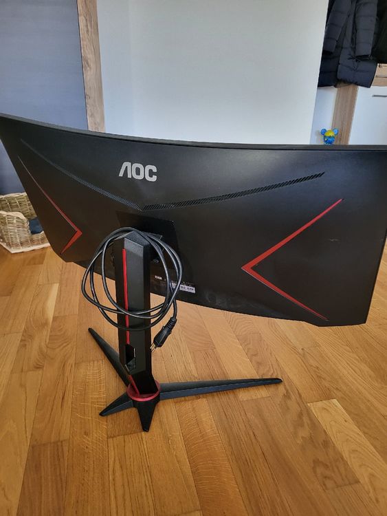 AOC CU34G2X/BK Ultra-Wide Curved Gaming Monitor 34 Zoll (Gebraucht) in ...