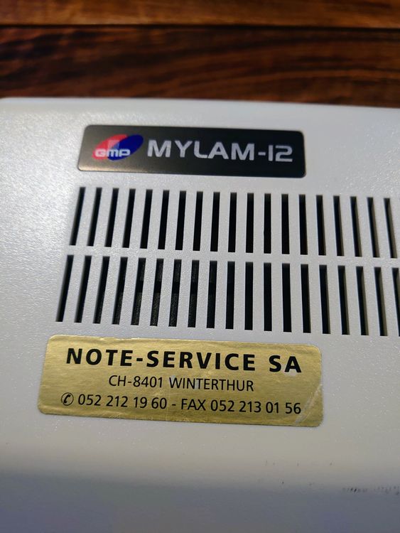 Laminiergerät GMP MYLAM-12 (D'occasion) à Biglen pour CHF 2 – avec ...