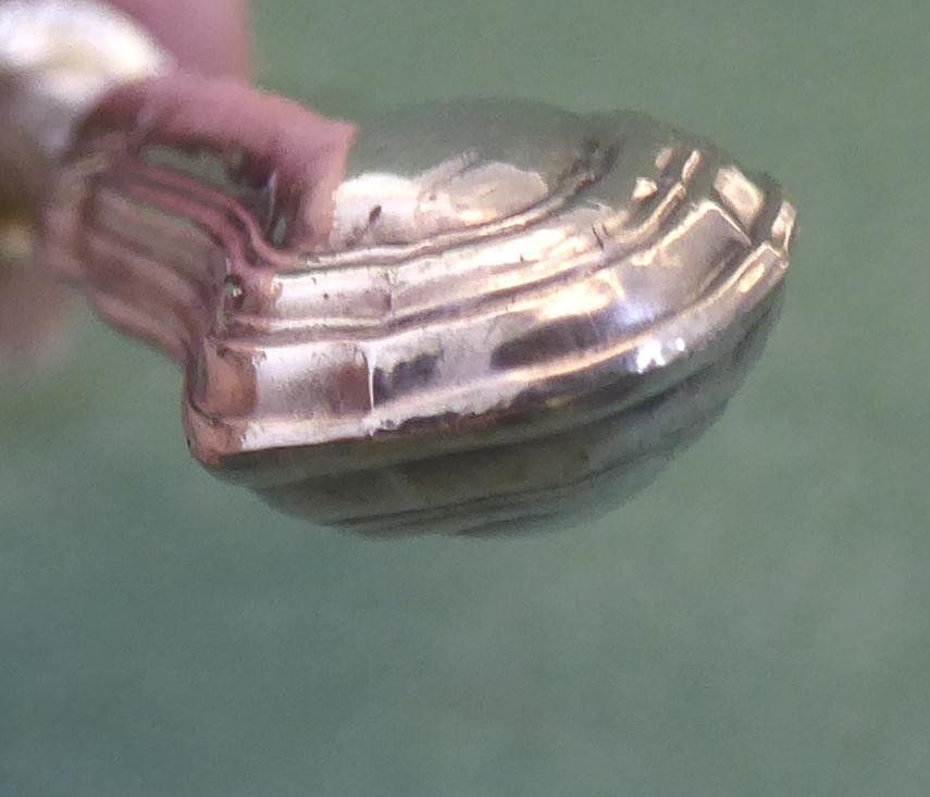 Wurst Gabel Griff 800 Silber Vorderteil Stahl Deutschland (Gebraucht ...