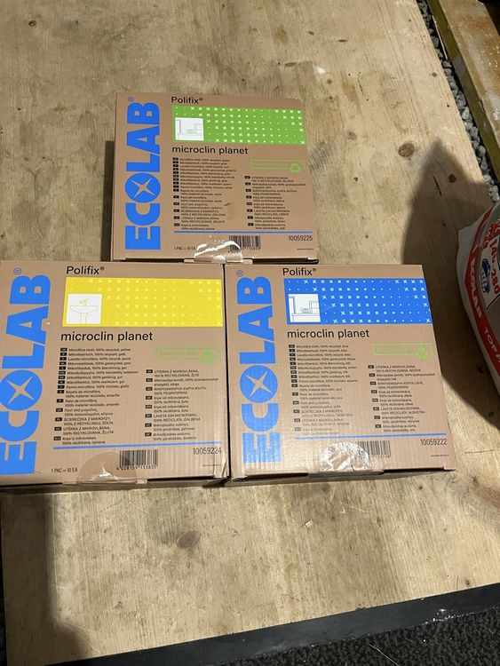 3x Ecolab Polifix Microfasertuch 100% recycelt neu (Neu und ...