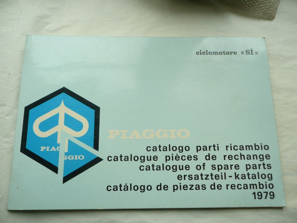PIAGGIO MOFA SI ERSATZTEILKATALOG 1979 MOTOR WIE CIAO CBA GI (Gebraucht ...