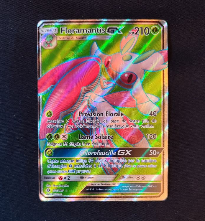 Carte Pokemon Floramantis GX Soleil et Lune Français Fr (Gebraucht) in ...