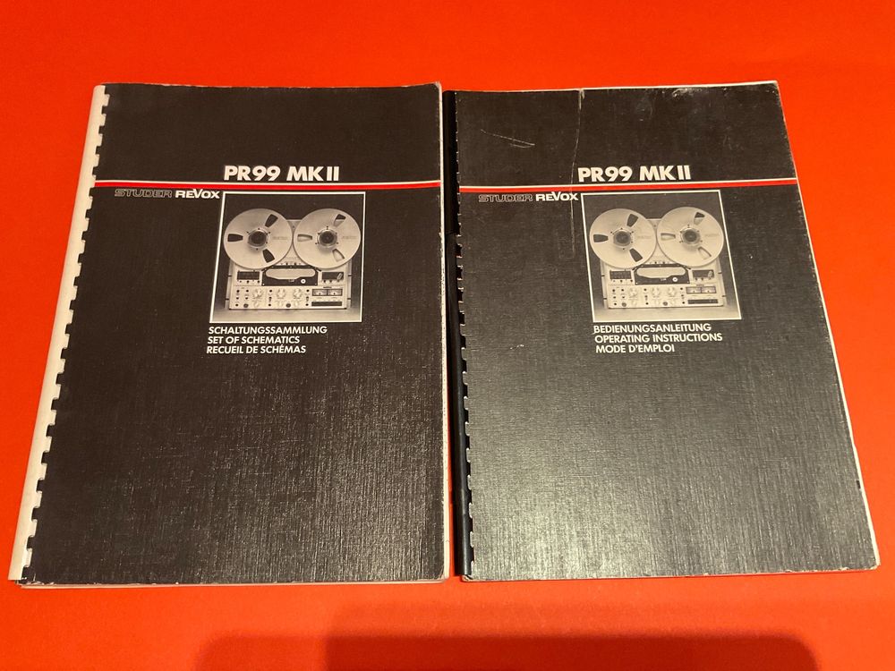 Revox PR 99 MKII Bedienungsanleitung und Schaltungssammlung | Kaufen ...