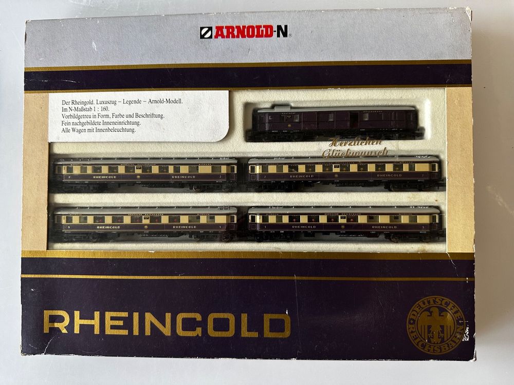 Arnold N 0142 Rheingold Luxuszug - Personenwagenset (Gebraucht) in ...
