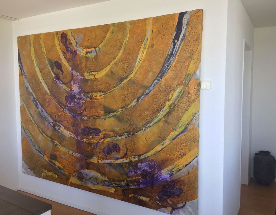 Acryl Bild auf Leinwand ORIGINAL - bekannter Künstler (Neu (gemäss Beschreibung)) in Lachen für ...