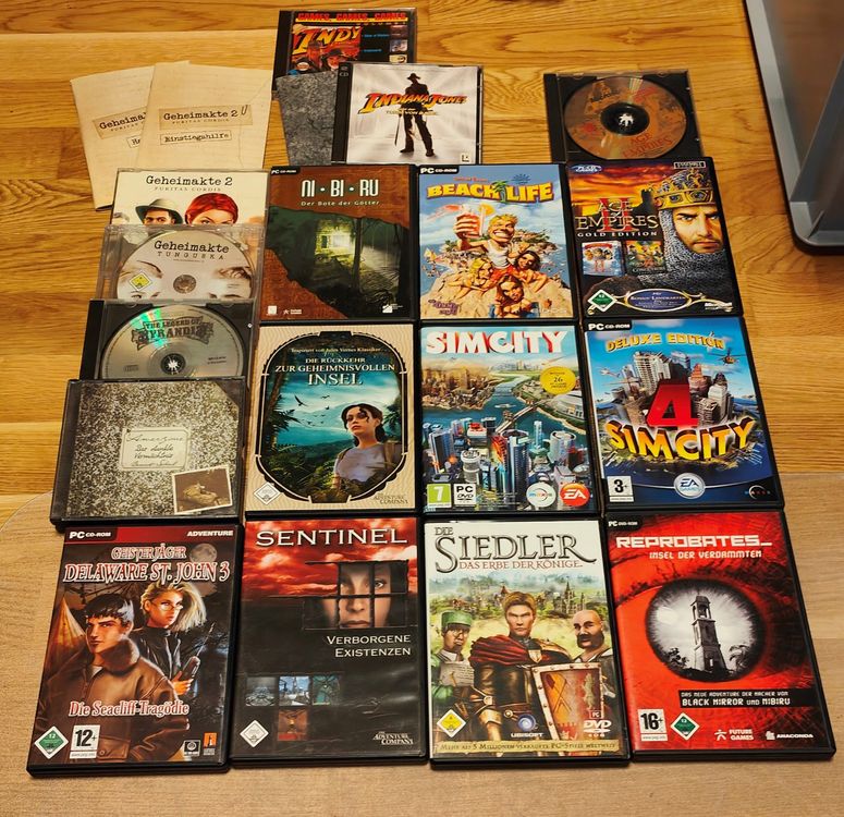 Diverse PC Games (Age of Empires, SimCity, Moorhuhn etc.) (Gebraucht ...