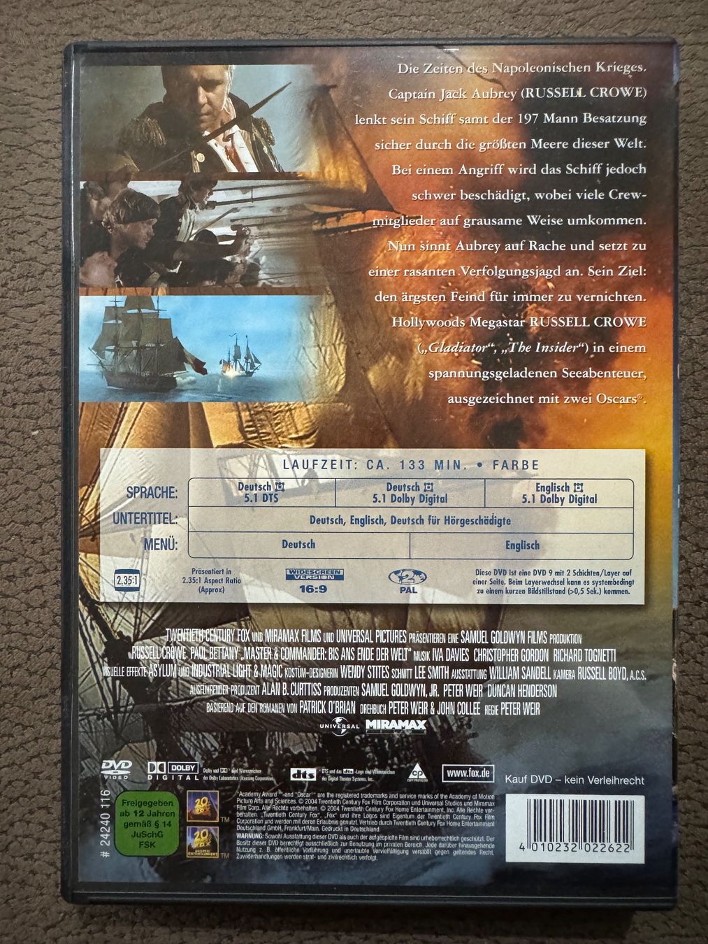 Master and Commander – Bis ans Ende der Welt (Gebraucht) in Dietikon ...