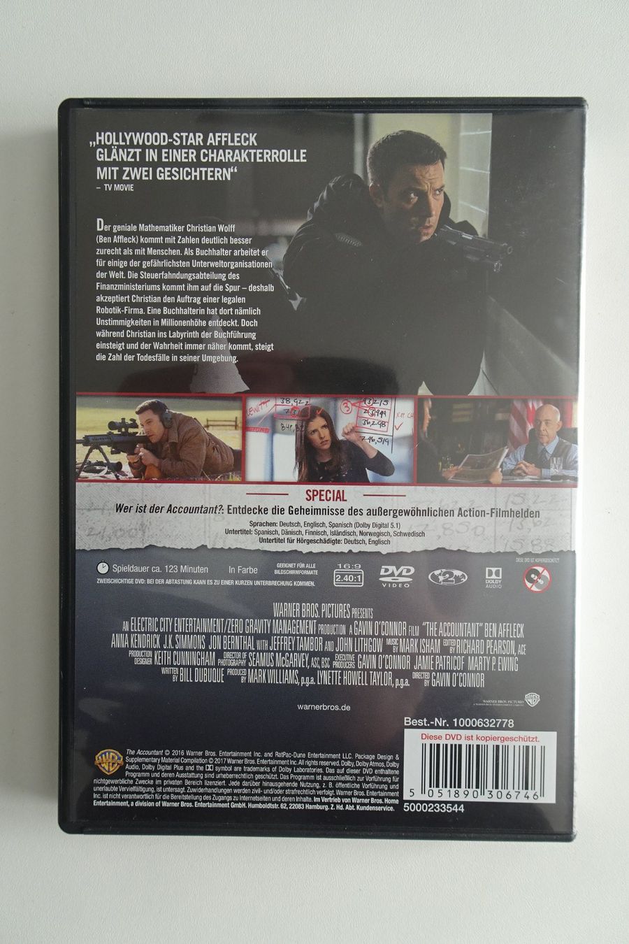 DVD The Accountant Ben Afflecks Bestes Comeback (Gebraucht) in Muhen ...