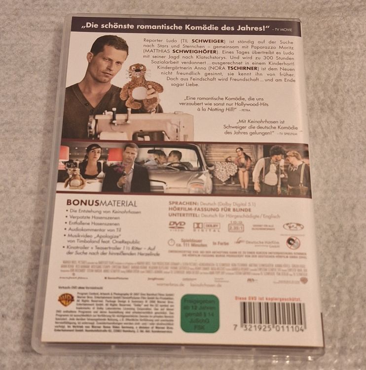 DVD - KeinOhrHasen - Til Schweiger, Nora Tschirner Kultfilm (Neu ...