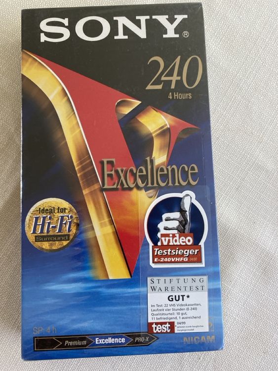 VHS casette 240 von Sony zu bespielen | Kaufen auf Ricardo