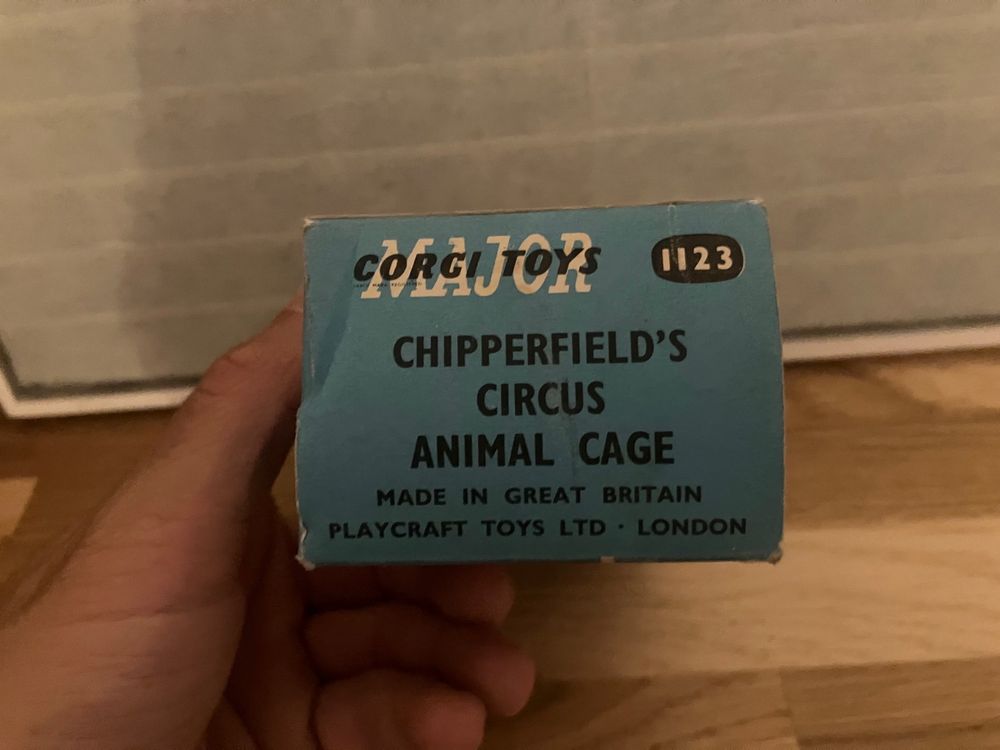 Corgi Toys Major 1123 – Chipperfield’s Circus Animal Cage (Gebraucht ...