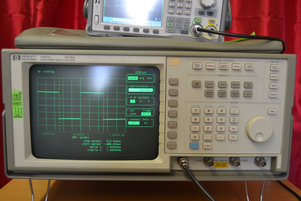 Oszilloskop HP 54501A 100MHz Digitizing 4 Kanal Scope (Gebraucht) in ...