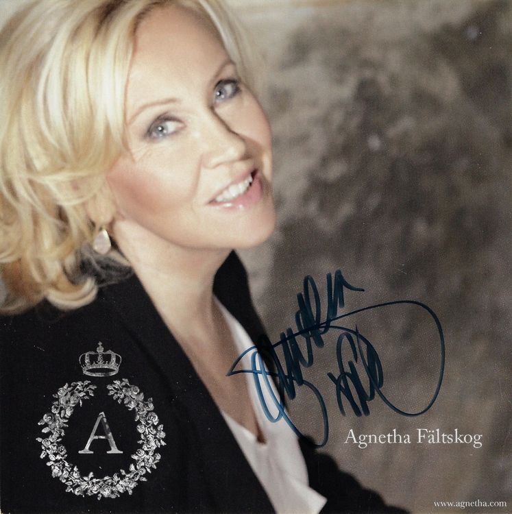 Original Autogramm ABBA Agnetha (Ultra Rar) | Kaufen auf Ricardo