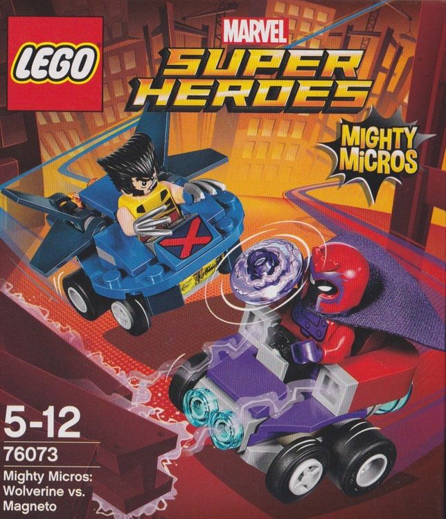 LEGO SUPER HEROES MIGHTY MICROS 76073 WOLVERINE VS MAGNETO (Neu und ...