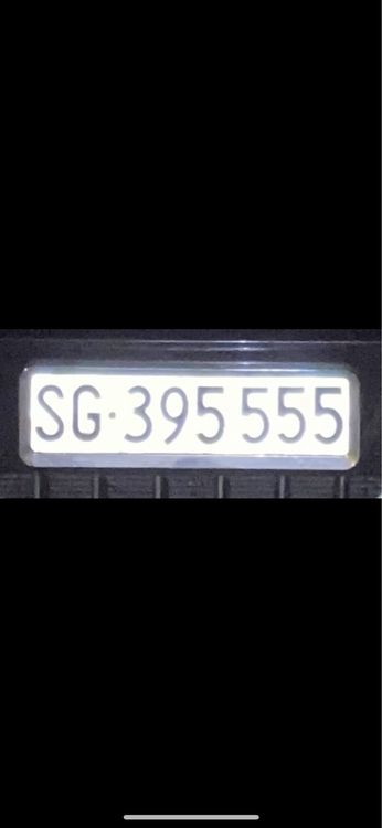 SG Kontrollschild 395555 (Gebraucht) in Altstätten SG für CHF 122 – nur Abholung auf Ricardo kaufen