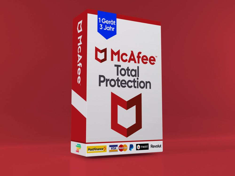 McAfee Total Protection / 3 Geräte / 1 Jahr / | Kaufen auf Ricardo