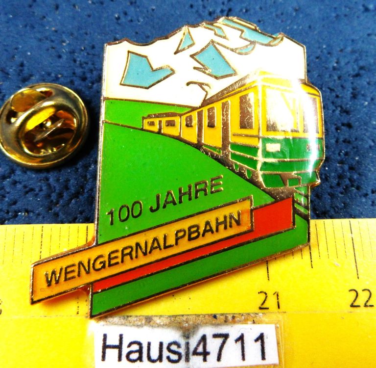 WENGENERALP-BAHN PIN 100JAHRE GLASIERT BEO | Kaufen auf Ricardo