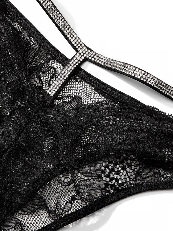 Victoria’s Secret Shine Strap Lace Brazilian Panty S NEW (Neu und ...