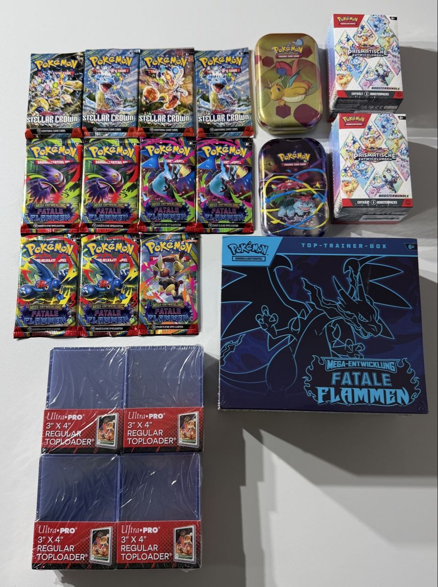 Pokémon Box, Tins, Boosterbundles, Booster Englisch,Gem Chin (Neu und ...