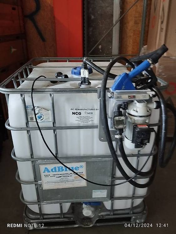 AdBlue IBC Tank mit Zapfanlage 1000 Liter (Gebraucht) in Zürich für CHF ...