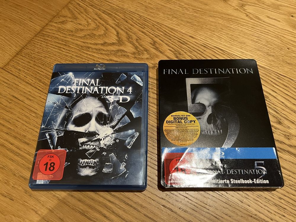 Final Destination 4 3D / Final Destination 5 Blue Rays | Kaufen auf Ricardo