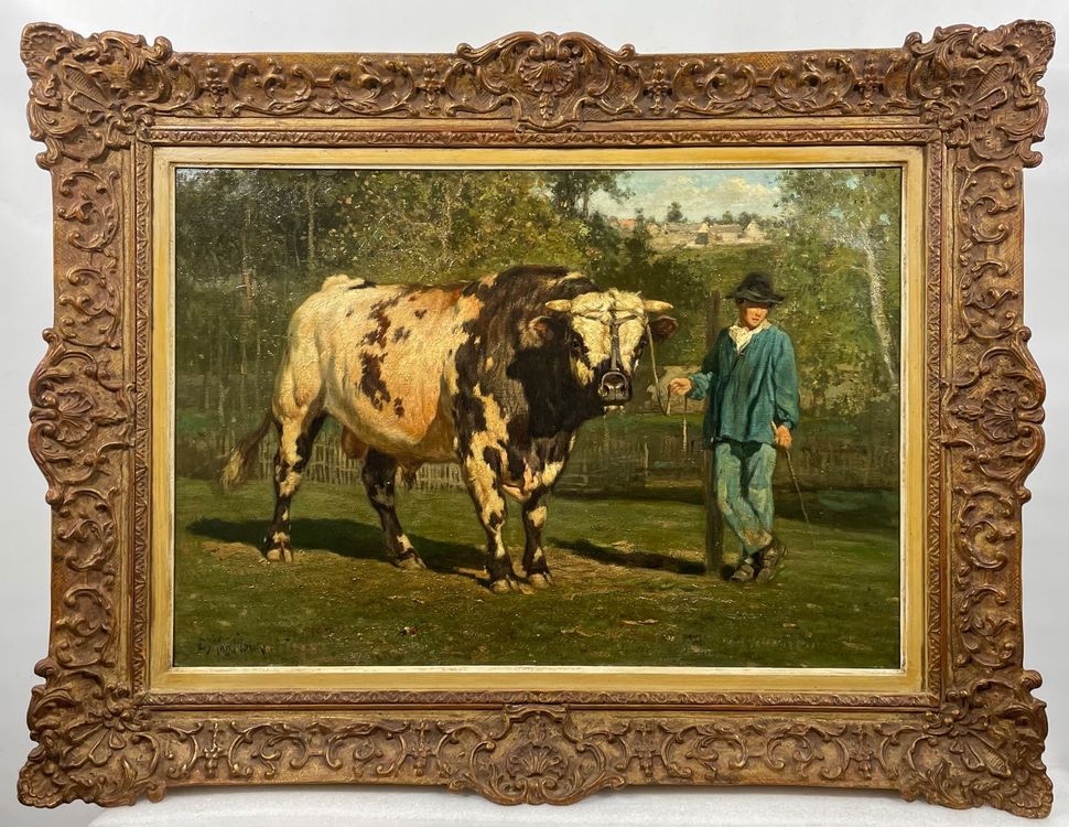 Emile Van Marcke De Lummen (1827-1890) grosses Gemälde (Gebraucht) in Root für CHF 1310 – mit ...