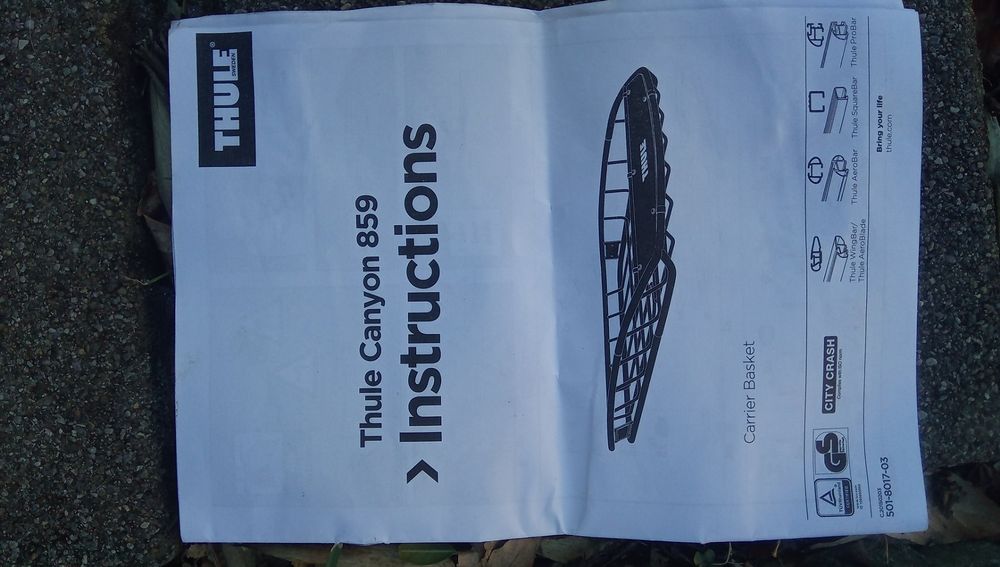 Thule Canyon 859 Dachbox / Dachkorb inkl. Thule XT Kit 3024 (Gebraucht ...