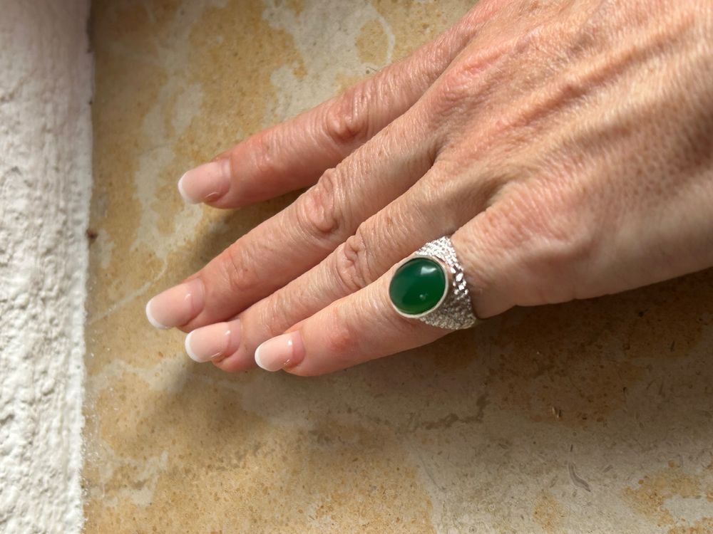 Vintage Ring edel GREEN (Grösse 53) (Gebraucht) in Dittingen für CHF 25 ...