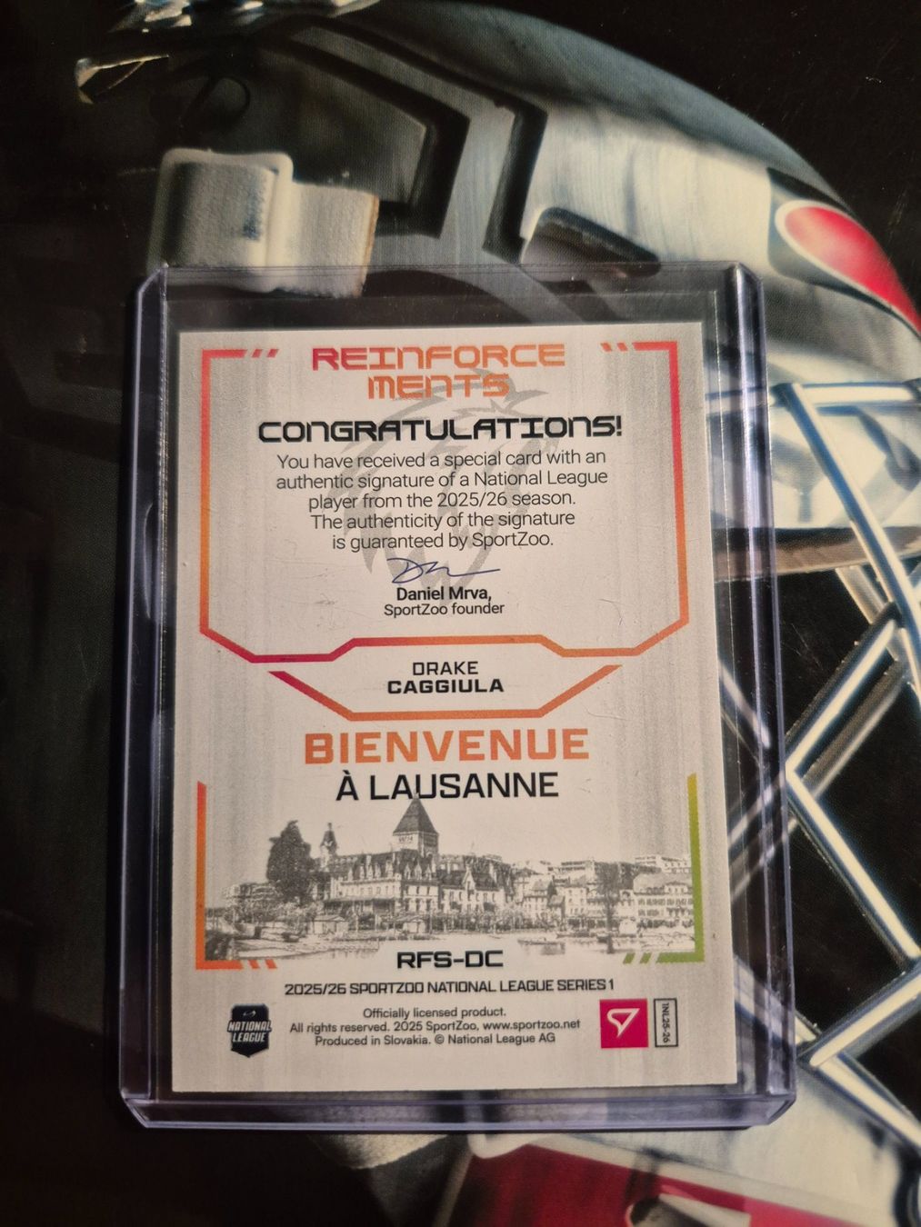 Drake Caggiula HC Lausanne 2025/26 Sportzoo 49/60 (Gebraucht) in ...