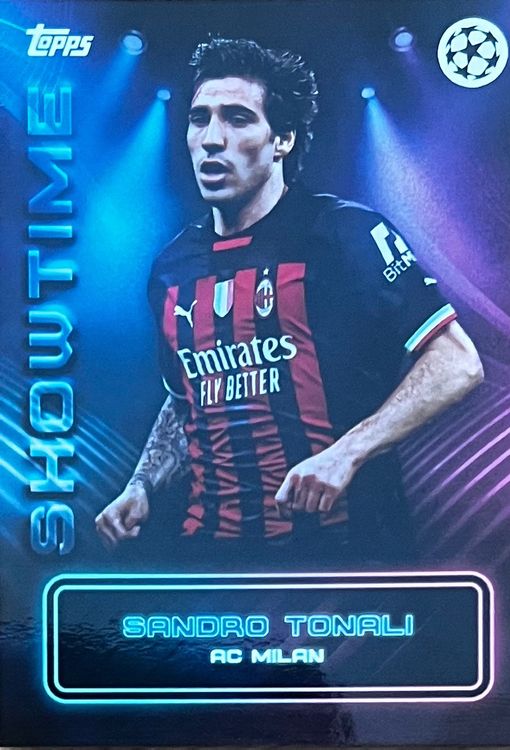 2022-23 Topps Showtime Sandro Tonali AC Milan (Neu (gemäss Beschreibung ...