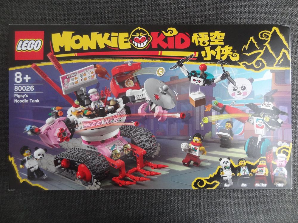 LEGO 80026 Monkie Kid Noodle Tank Pigsys Nudelwagen NEU (Neu und ...