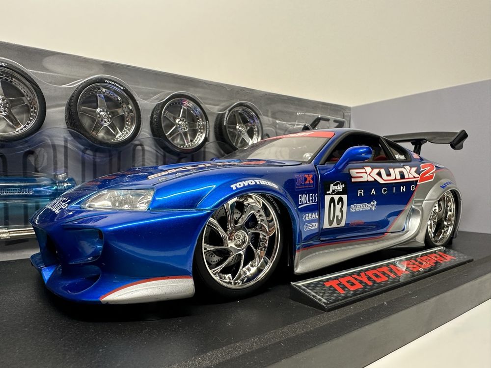 Toyota Supra 1:18, blau-silber, Import Racer von Jada Toys (Gebraucht ...