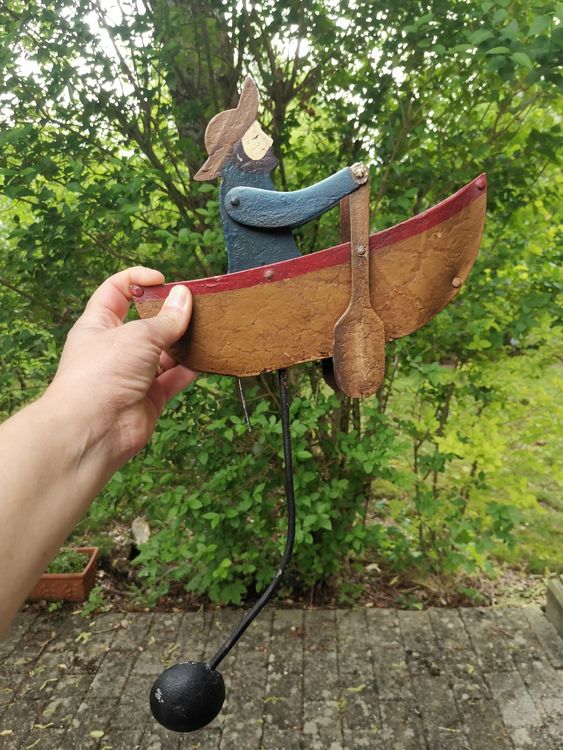 Vintage Balance Toy Row Boat Metal Collectible Handmade Toy | Kaufen auf Ricardo