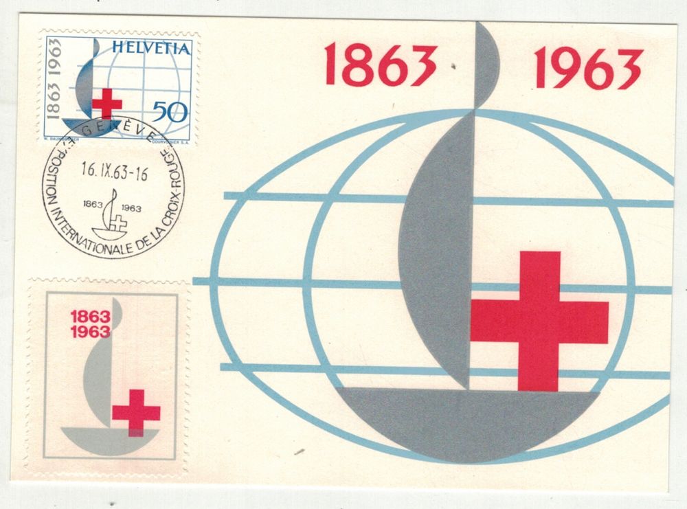 Carte Maximum" 100 ans de la Croix-Rouge" (Gebraucht) in La Tour-de-Peilz für CHF 10 – mit ...