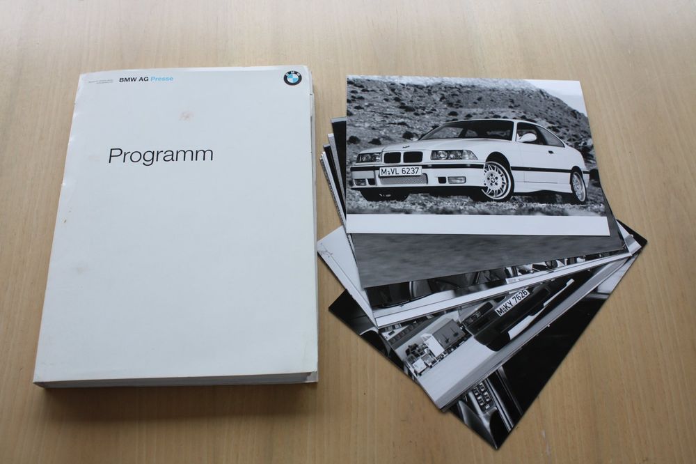 BMW Pressemappe/Fotos IAA 1993 Vorstellung M3/850 CSi (Gebraucht) in ...