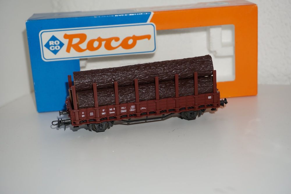 Roco 46305 - SNCF Rungenwagen H0/DC (Gebraucht) in Matten b. Interl für ...