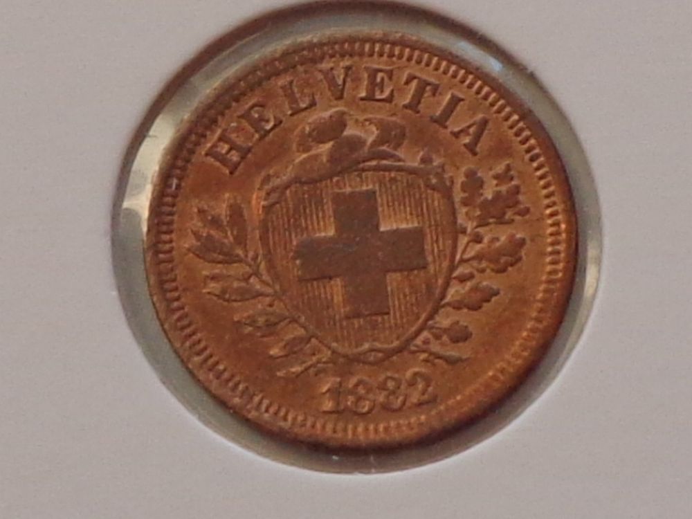 1 ct. 1882 Belle Pièce - Très Rare ! (Gebraucht) in Pully für CHF 29 – mit Lieferung auf Ricardo ...