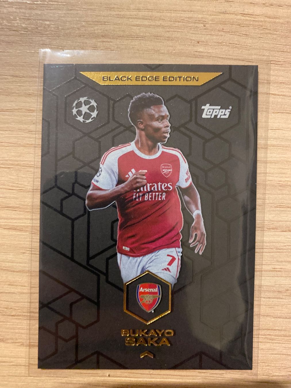 Topps Match Attax 25/26 Black Edge Saka BE2 (Neu (gemäss Beschreibung ...