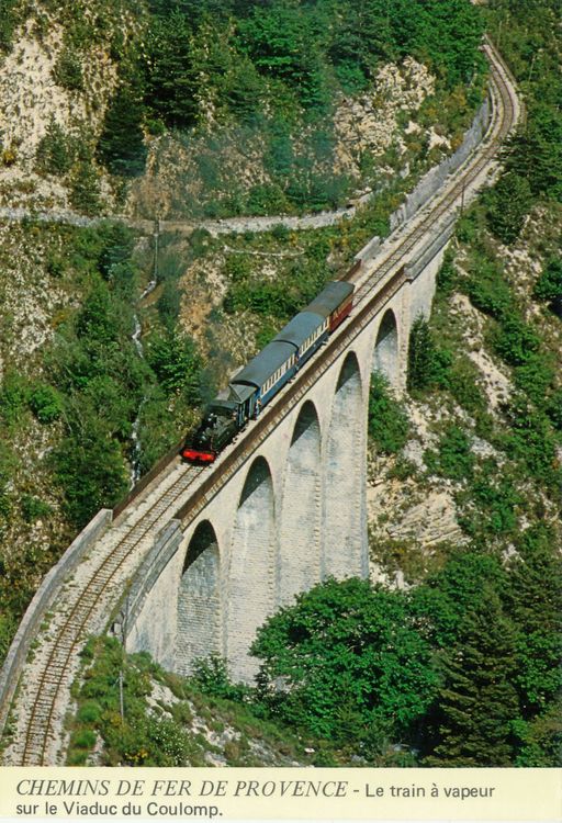 Chemins de Fer de Provence, vapeur sur le viaduc du COULOMP | Kaufen auf Ricardo