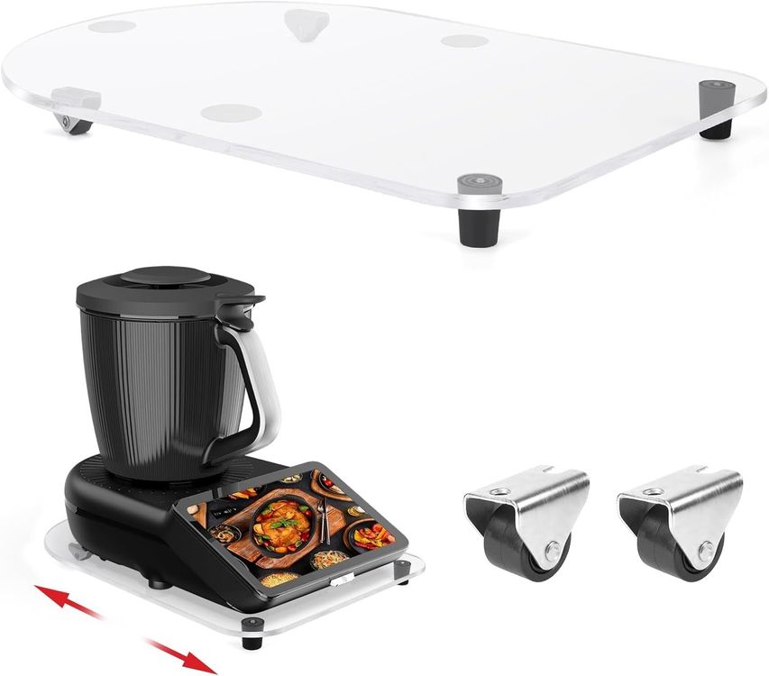 Gleitbrett mit Rollen für Thermomix TM7 aus Acryl (Neu und ...