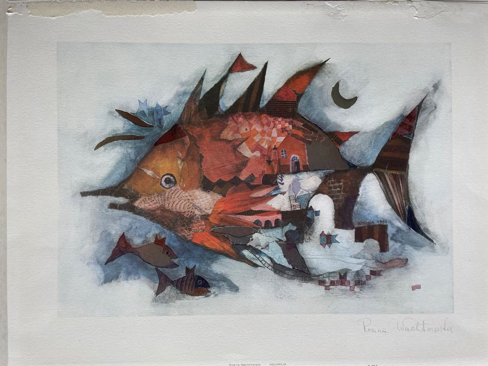 Lithographie von Rosina Wachtmeister (1939) Handsigniert | Kaufen auf Ricardo