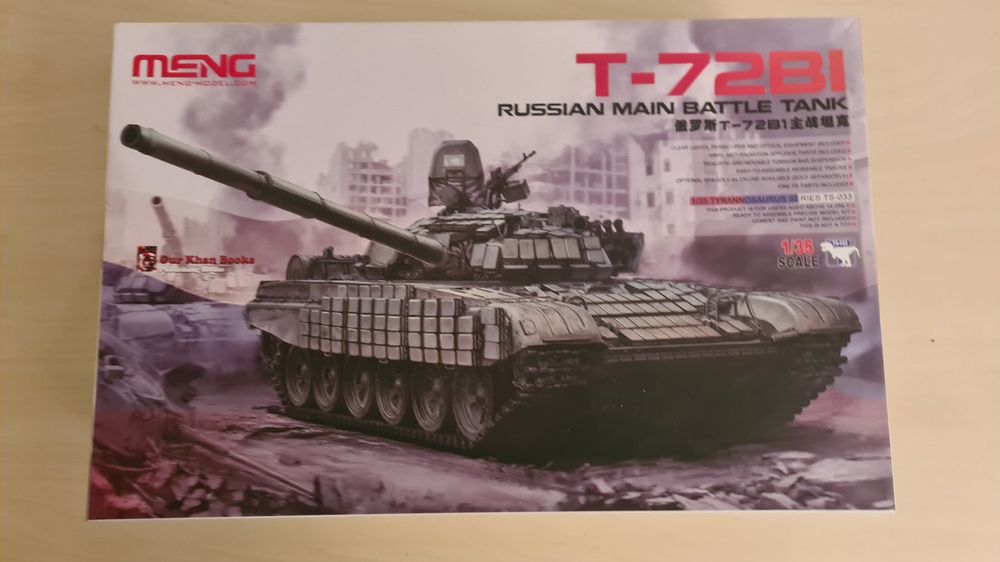 1:35 T-72 B1 Russian main battle tank - Meng TS-033 | Kaufen auf Ricardo