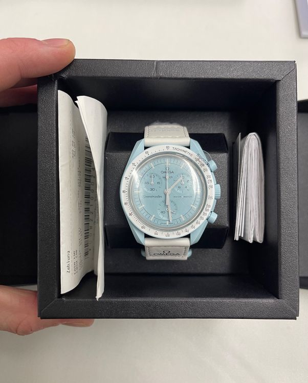 Swatch X Omega Moonswatch Mission to Uranus (Neu und originalverpackt ...