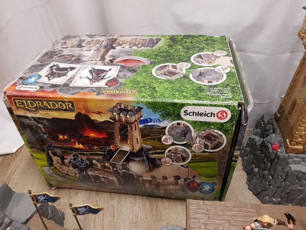 Schleich Eldrador - Grosse Ritterburg 42102 mit super Set (Gebraucht ...