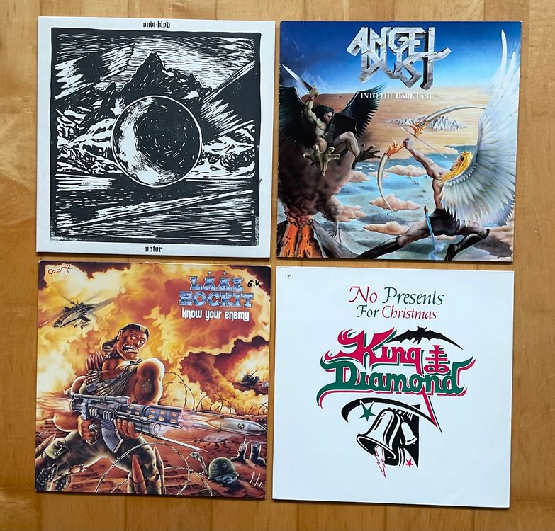 Paket mit 4 Hard Rock/Heavy Metal Schallplatten (Gebraucht) in Amriswil für CHF 62 – mit ...