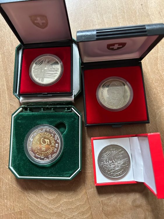 Schweizer Gedenkmünzen Set (Neu (gemäss Beschreibung)) in Zunzgen für CHF 60 – mit Lieferung auf ...