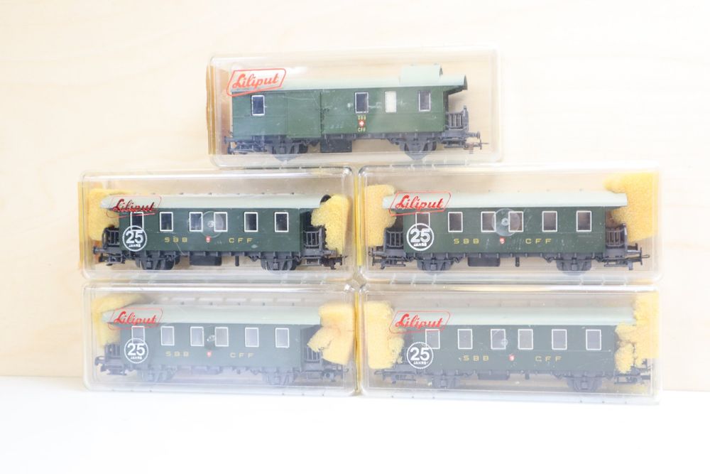Liliput SBB 5 x Personenwagen 270 50 - Set H0 (Gebraucht) in Winterthur für CHF 69 – mit ...