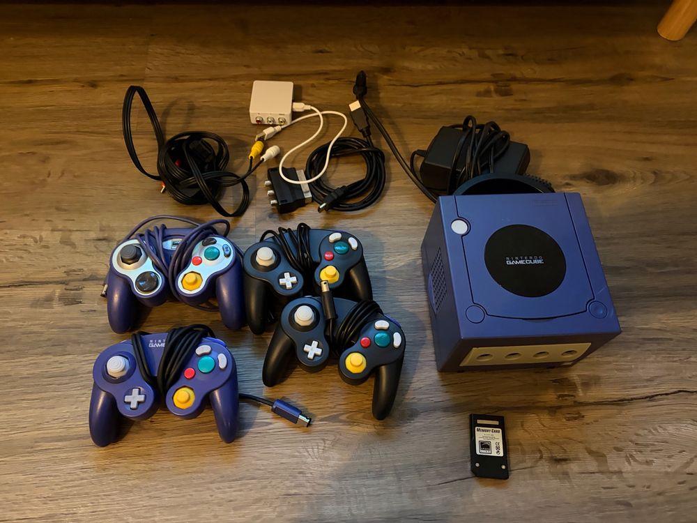 Nintendo GameCube Set inkl. 4 Controller & 6 Spiele (Gebraucht) in ...